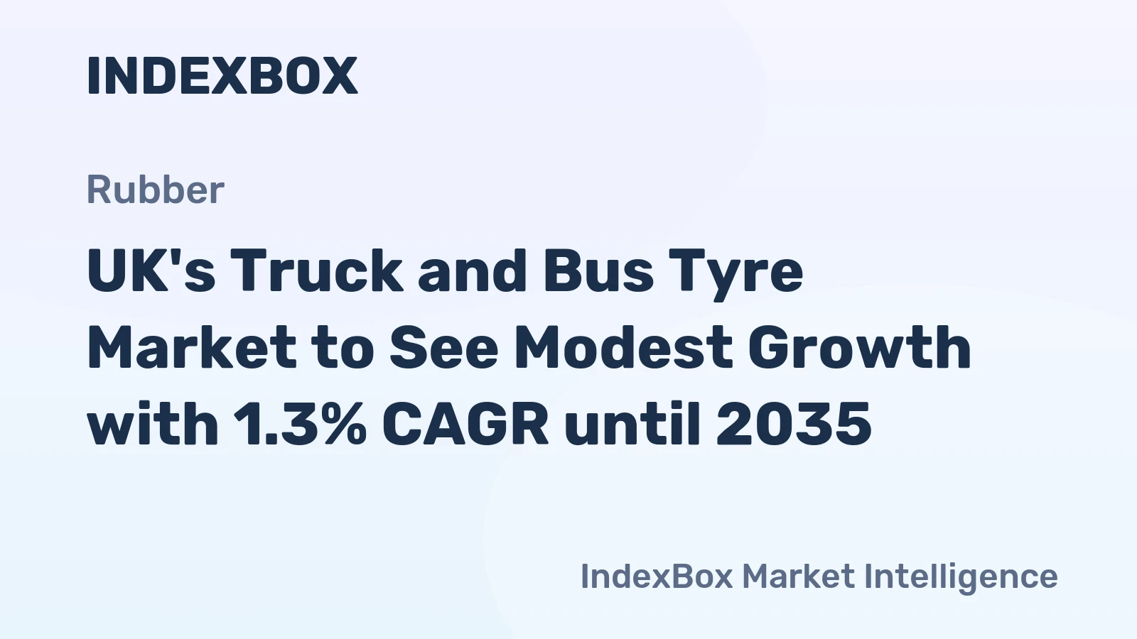 UK's Truck and Bus Tyre Market to See Modest Growth with 1.3% CAGR until 2035