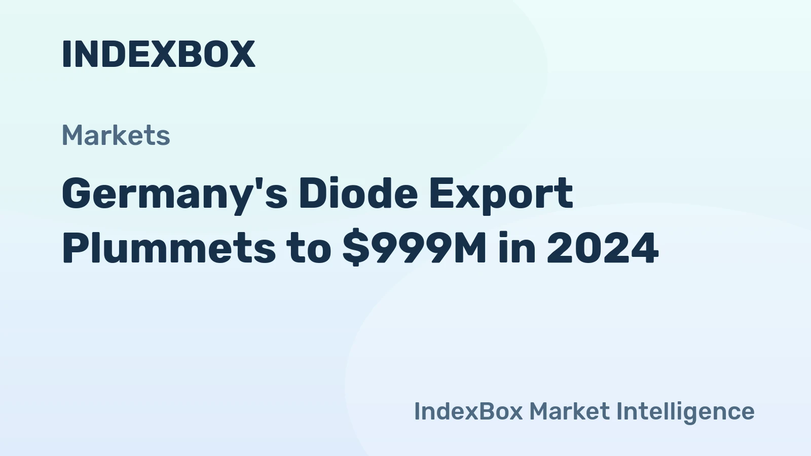 Germany's Diode Export Plummets to $999M in 2024