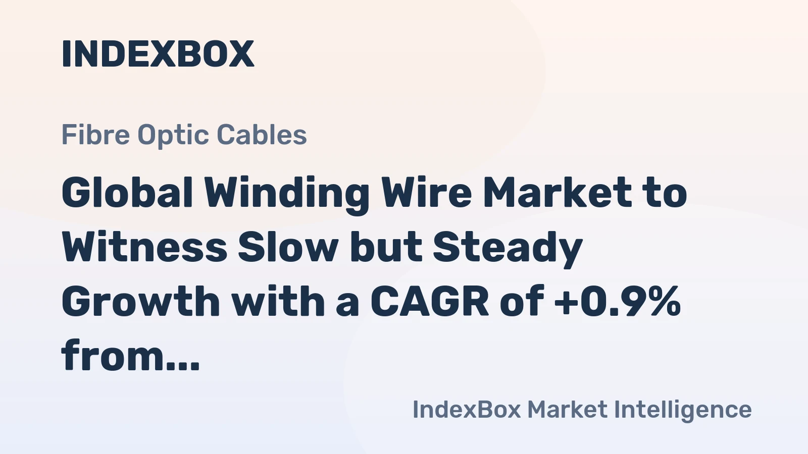Global Winding Wire Market to Witness Slow but Steady Growth with a CAGR of +0.9% from 2024 to 2035