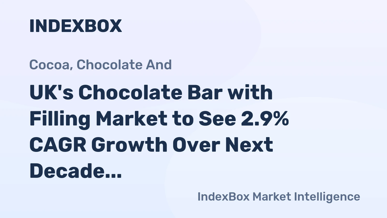 UK's Chocolate Bar with Filling Market to See 2.9% CAGR Growth Over Next Decade
