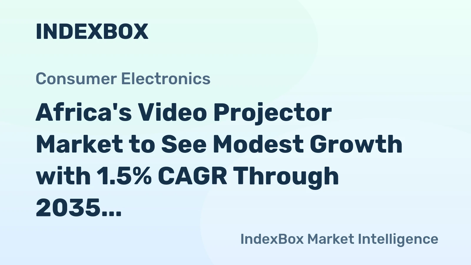 Africa's Video Projector Market to See Modest Growth with 1.5% CAGR Through 2035