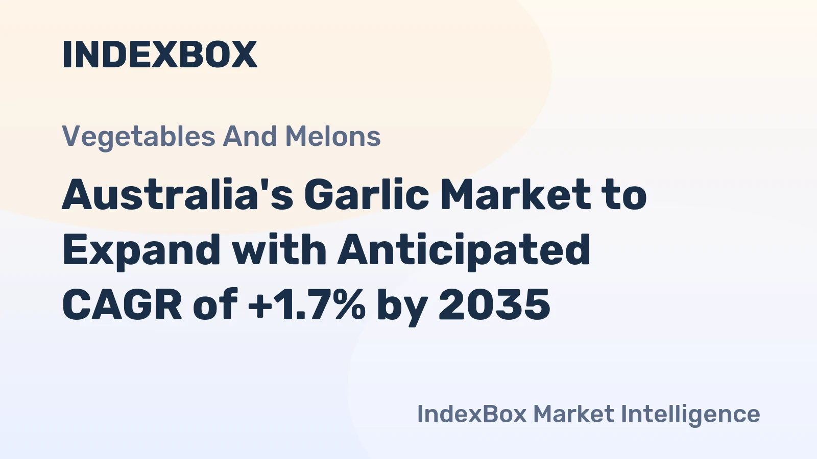 Australia's Garlic Market to Expand with Anticipated CAGR of +1.7% by 2035