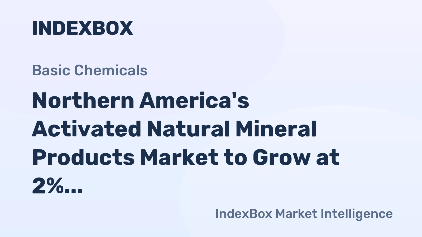 Northern America's Activated Natural Mineral Products Market to Grow at 2% CAGR Through 2035