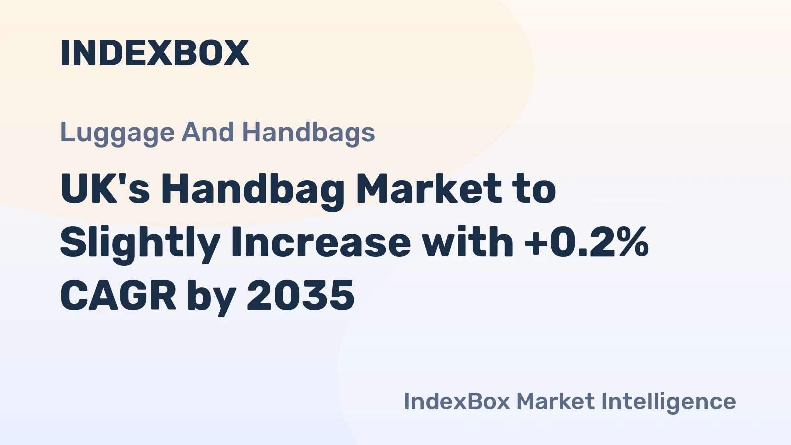 UK's Handbag Market to Slightly Increase with +0.2% CAGR by 2035