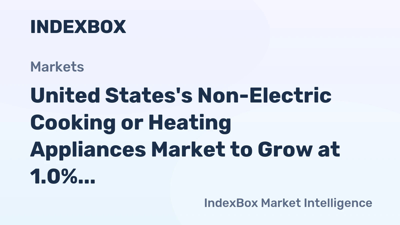 United States's Non-Electric Cooking or Heating Appliances Market to Grow at 1.0% CAGR, Reaching 33M Units by 2035