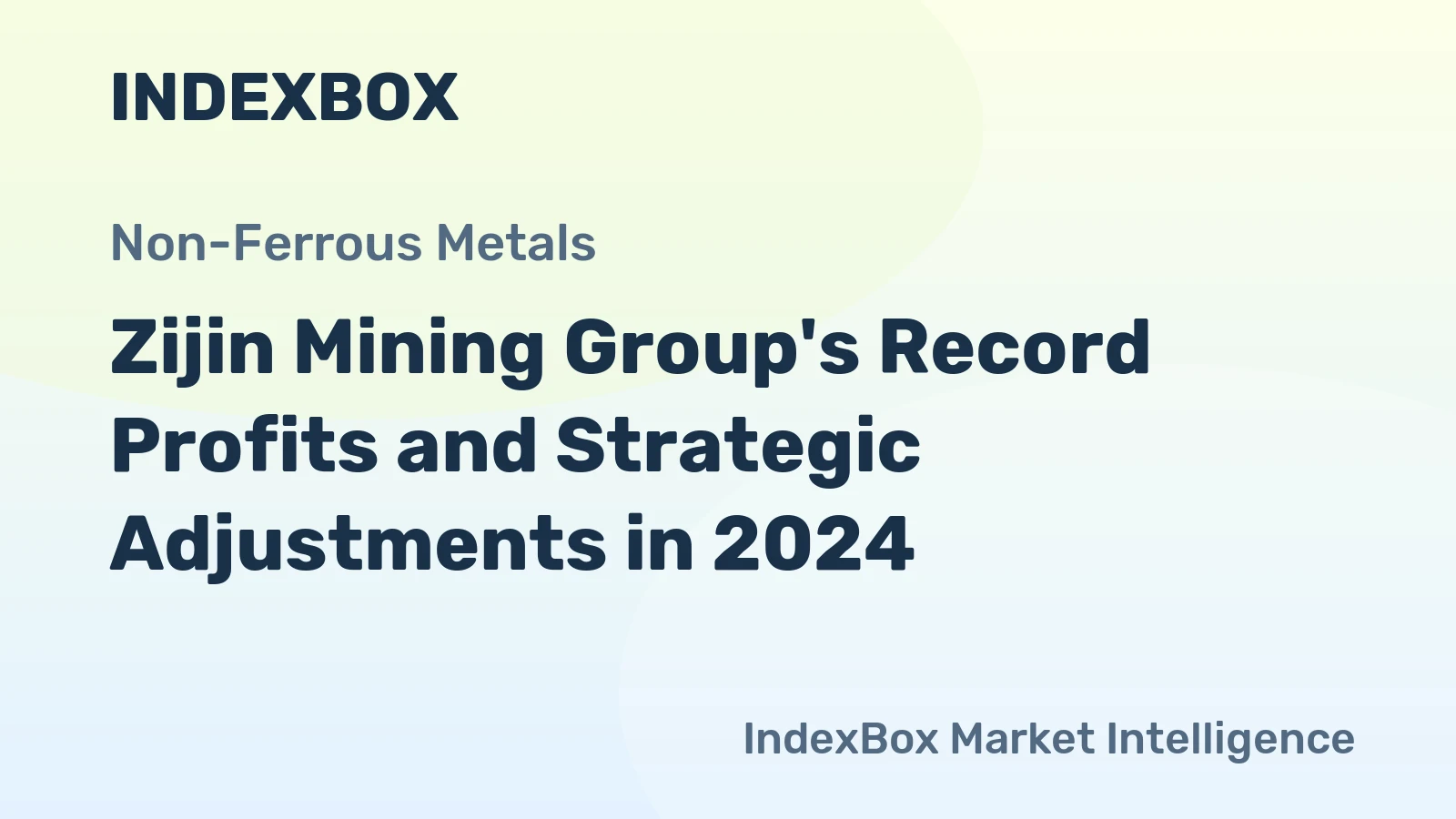Zijin Mining Group's Record Profits and Strategic Adjustments in 2024