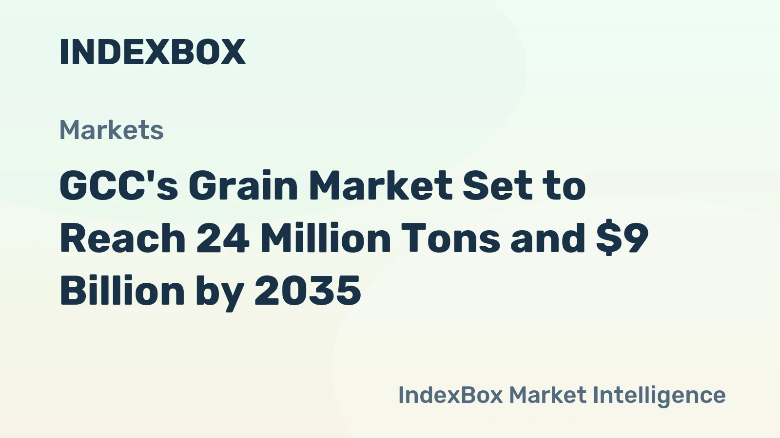 GCC's Grain Market Set to Reach 24 Million Tons and $9 Billion by 2035