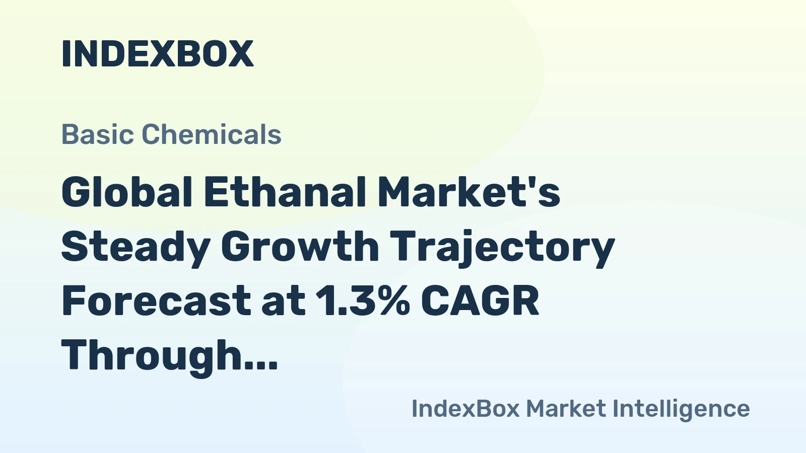 Global Ethanal Market's Steady Growth Trajectory Forecast at 1.3% CAGR Through 2035