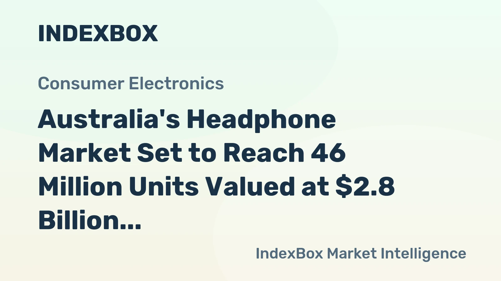 Australia's Headphone Market Set to Reach 46 Million Units Valued at $2.8 Billion