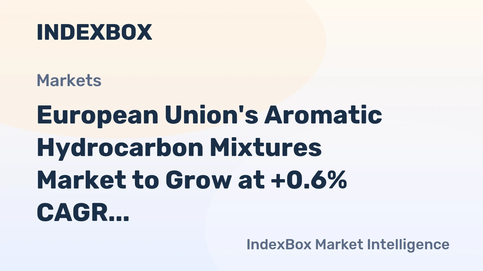 European Union's Aromatic Hydrocarbon Mixtures Market to Grow at +0.6% CAGR by 2035