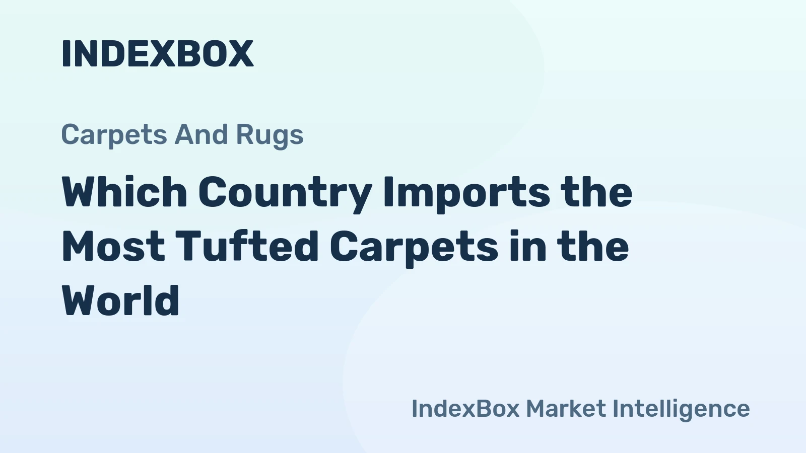 Which Country Imports the Most Tufted Carpets in the World?