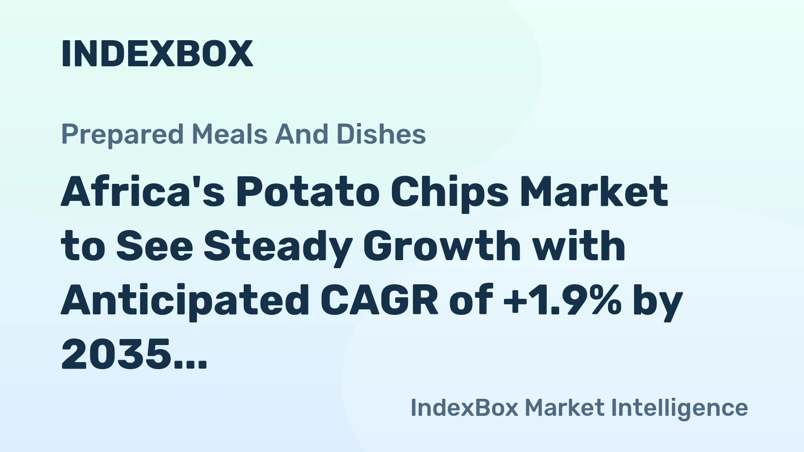 Africa's Potato Chips Market to See Steady Growth with Anticipated CAGR of +1.9% by 2035
