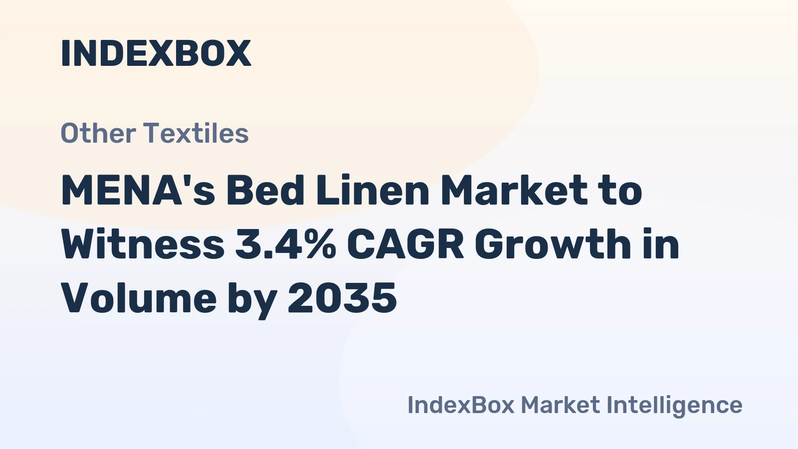MENA's Bed Linen Market to Witness 3.4% CAGR Growth in Volume by 2035