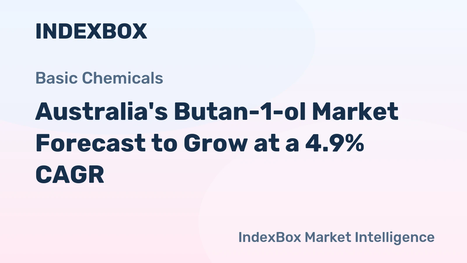 Australia's Butan-1-ol Market Forecast to Grow at a 4.9% CAGR