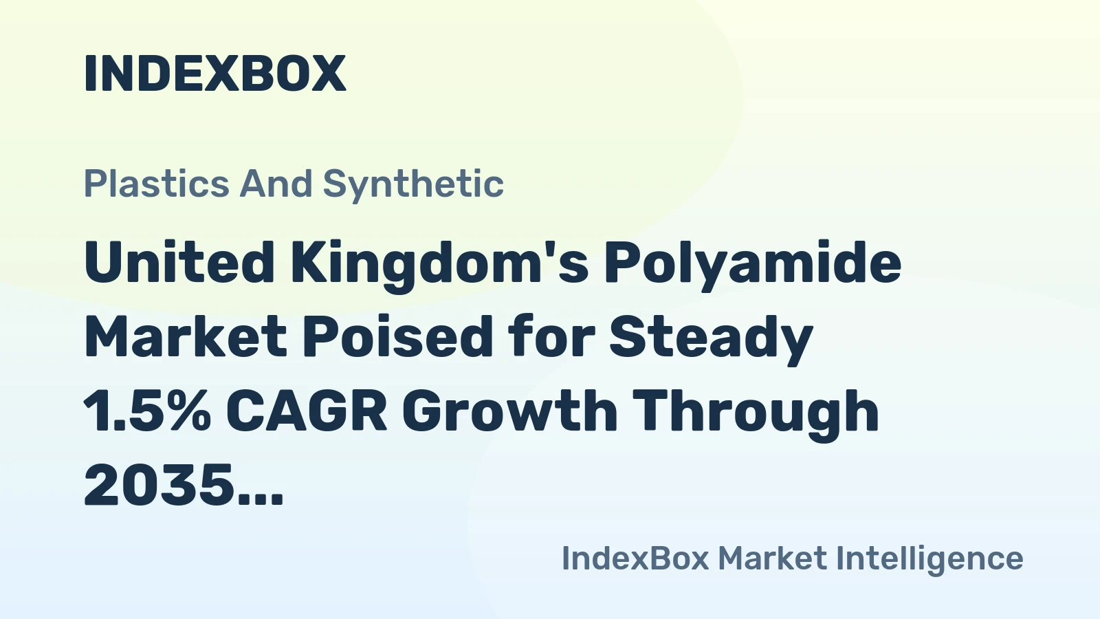 United Kingdom's Polyamide Market Poised for Steady 1.5% CAGR Growth Through 2035