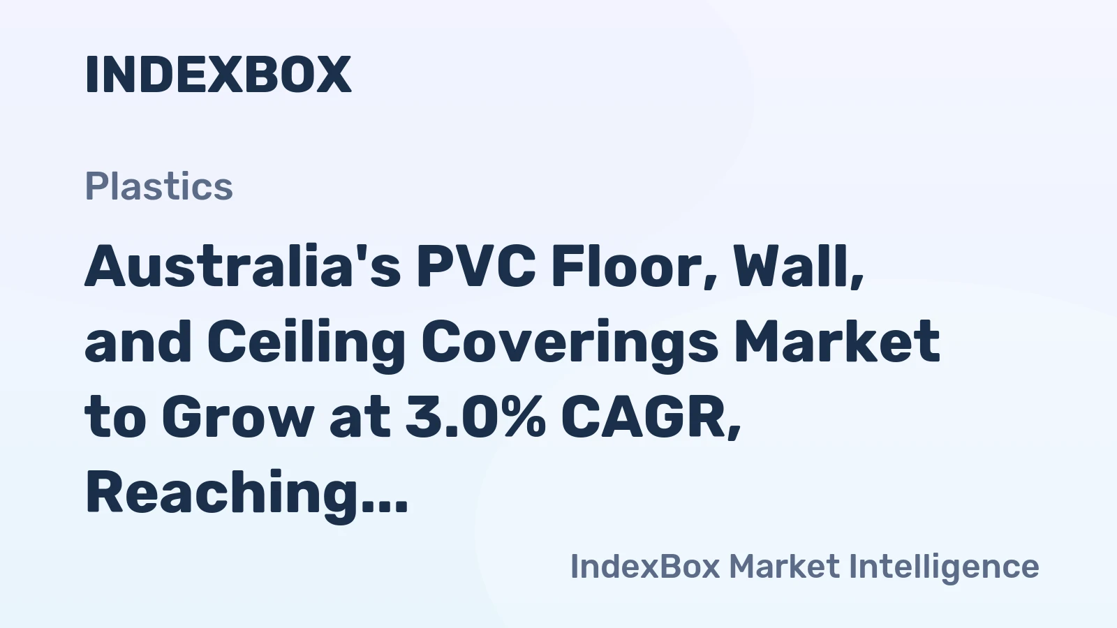 Australia's PVC Floor, Wall, and Ceiling Coverings Market to Grow at 3.0% CAGR, Reaching 166M Square Meters by 2035