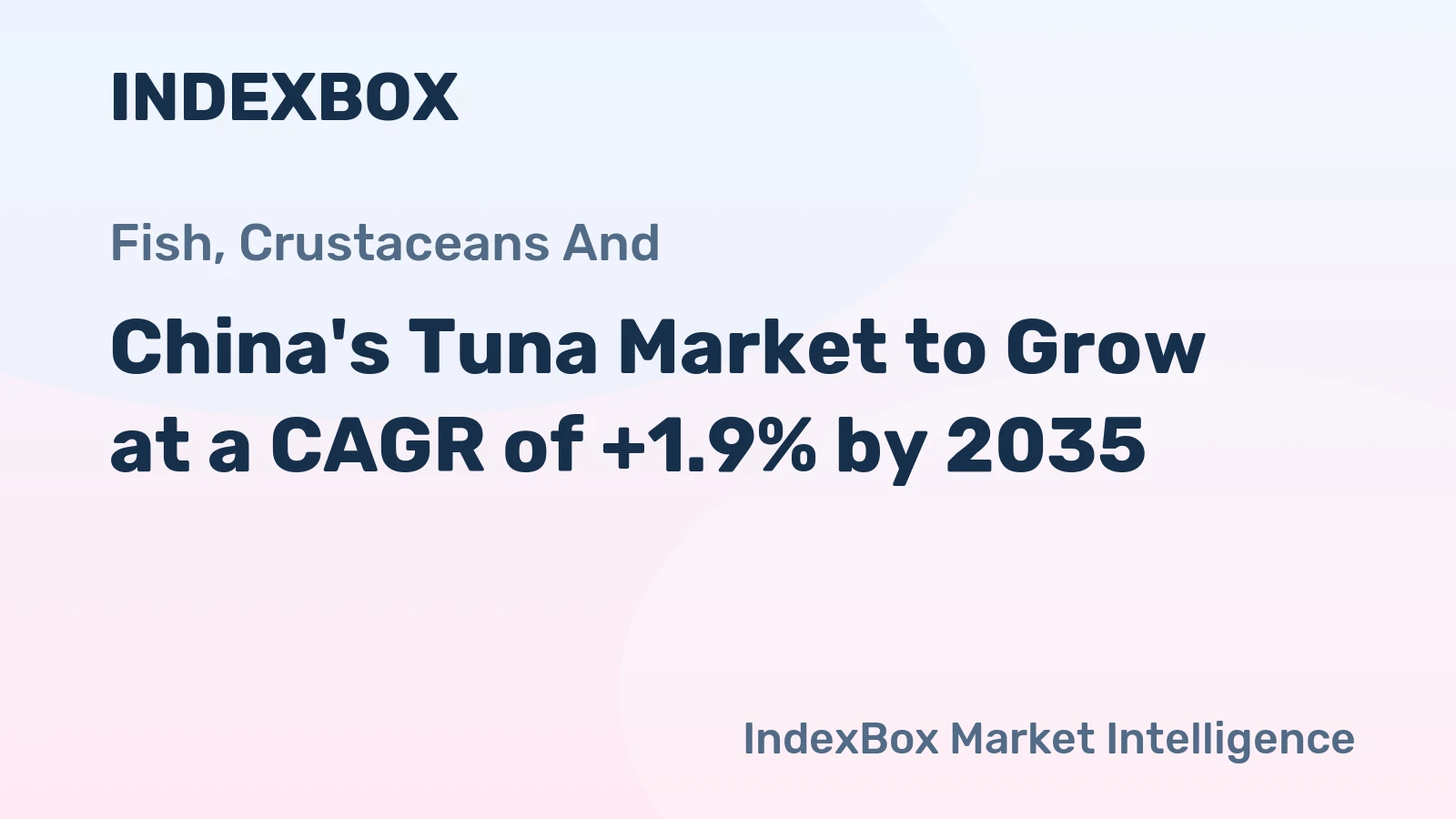 China's Tuna Market to Grow at a CAGR of +1.9% by 2035