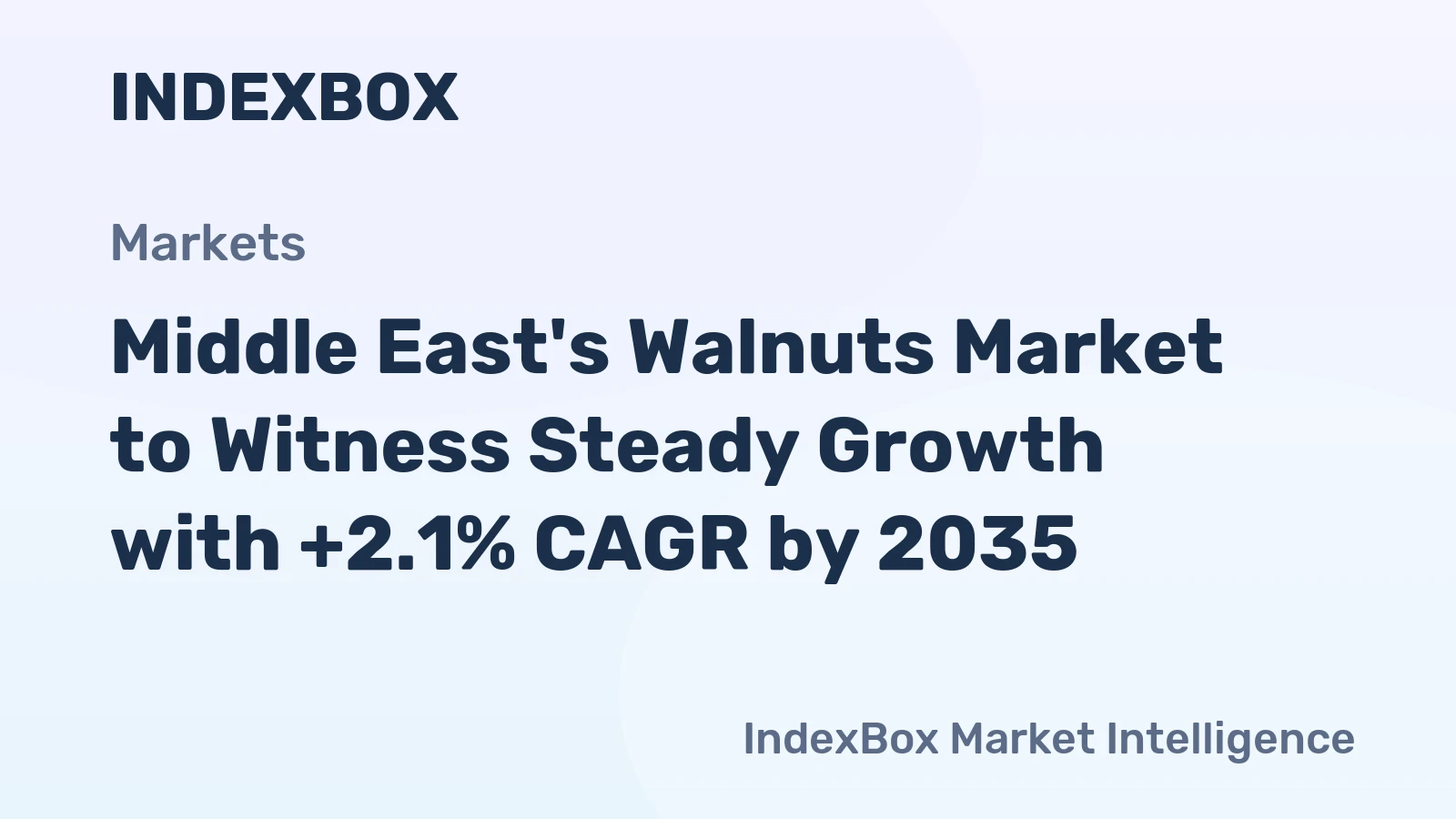 Middle East's Walnuts Market to Witness Steady Growth with +2.1% CAGR by 2035
