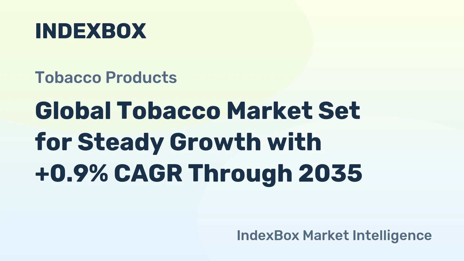 Global Tobacco Market Set for Steady Growth with +0.9% CAGR Through 2035