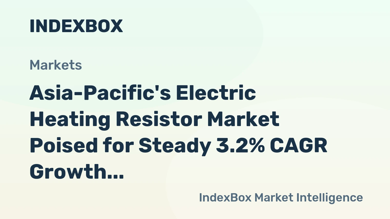 Asia-Pacific's Electric Heating Resistor Market Poised for Steady 3.2% CAGR Growth Through 2035