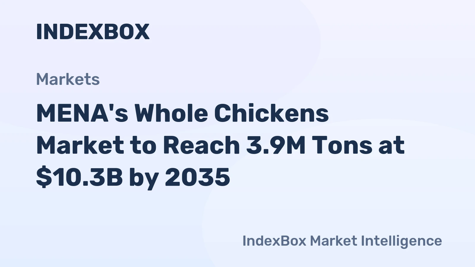 MENA's Whole Chickens Market to Reach 3.9M Tons at $10.3B by 2035