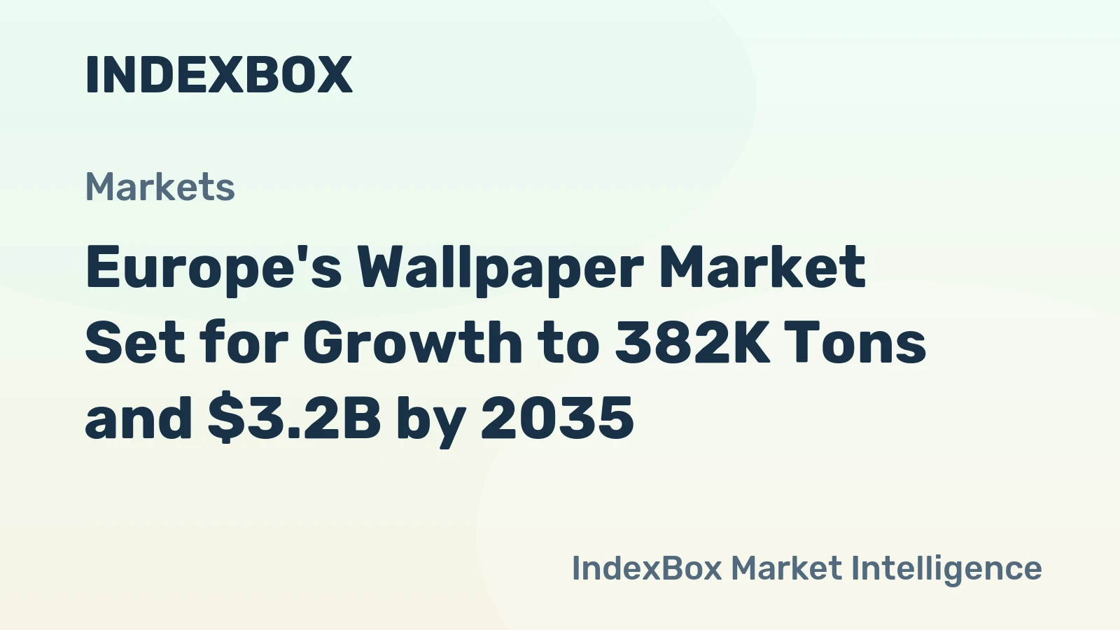 Europe's Wallpaper Market Set for Growth to 382K Tons and $3.2B by 2035