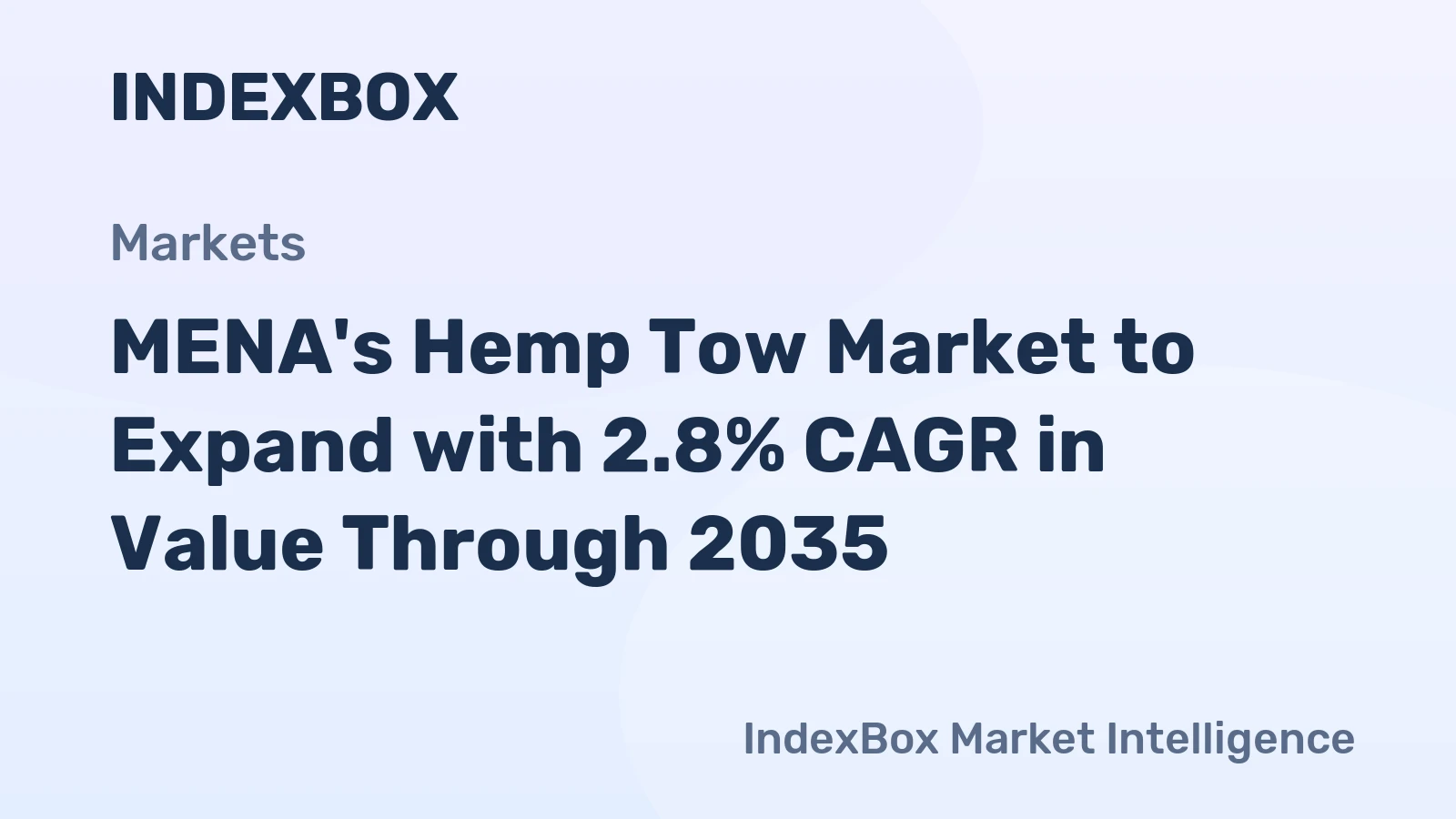 MENA's Hemp Tow Market to Expand with 2.8% CAGR in Value Through 2035