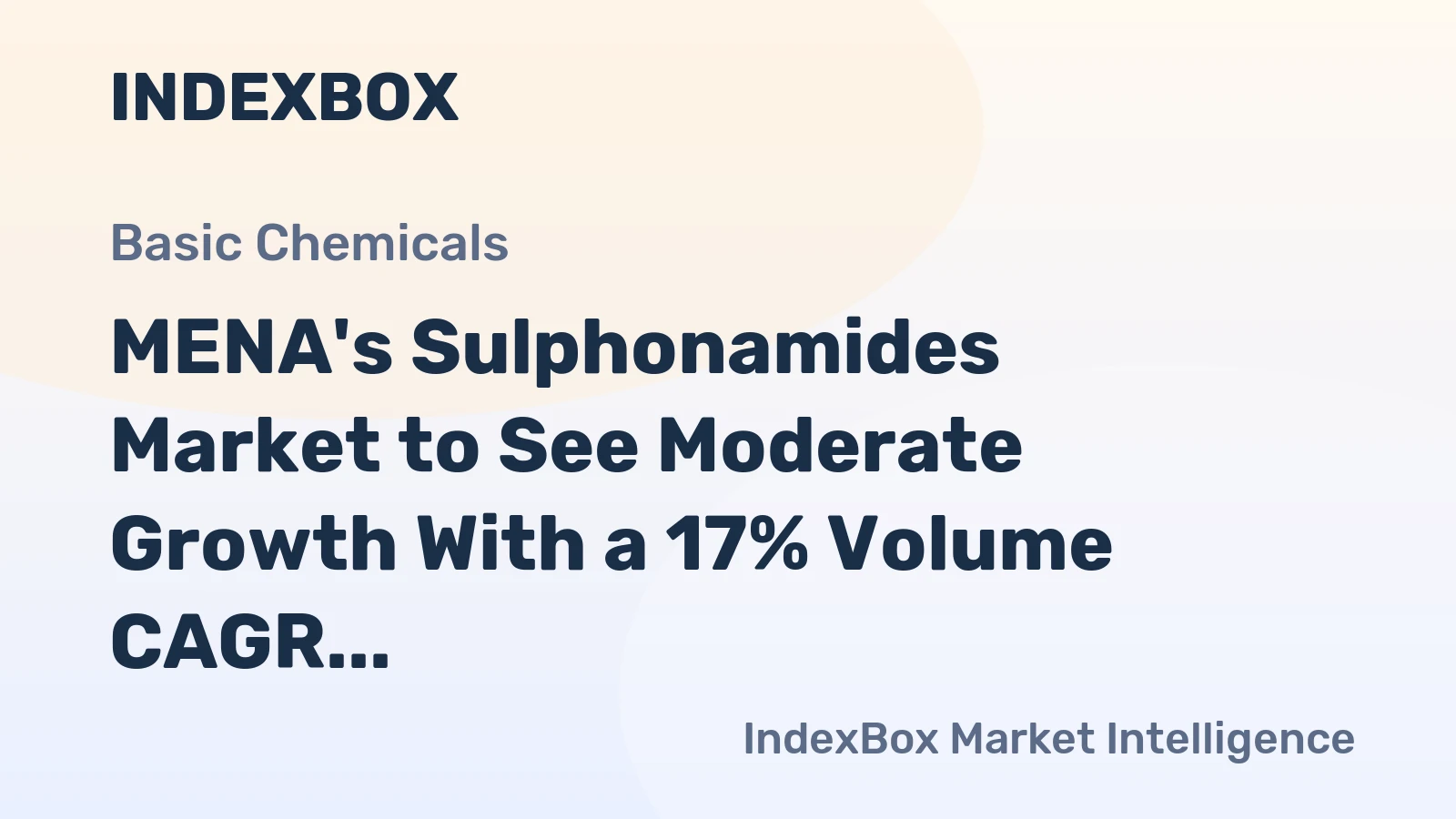 MENA's Sulphonamides Market to See Moderate Growth With a 17% Volume CAGR Through 2035