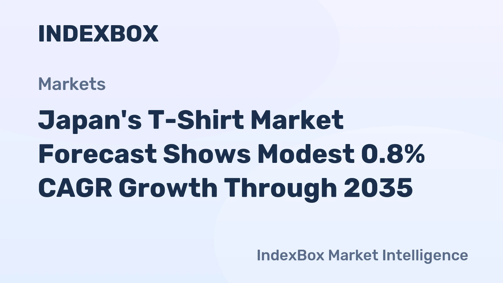 Japan's T-Shirt Market Forecast Shows Modest 0.8% CAGR Growth Through 2035