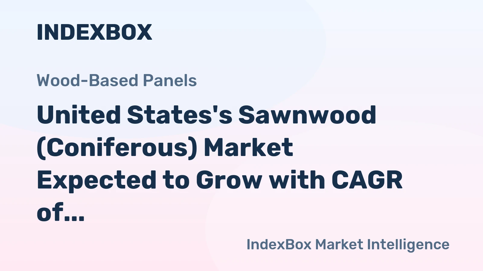 United States's Sawnwood (Coniferous) Market Expected to Grow with CAGR of +1.6% Over Next Decade