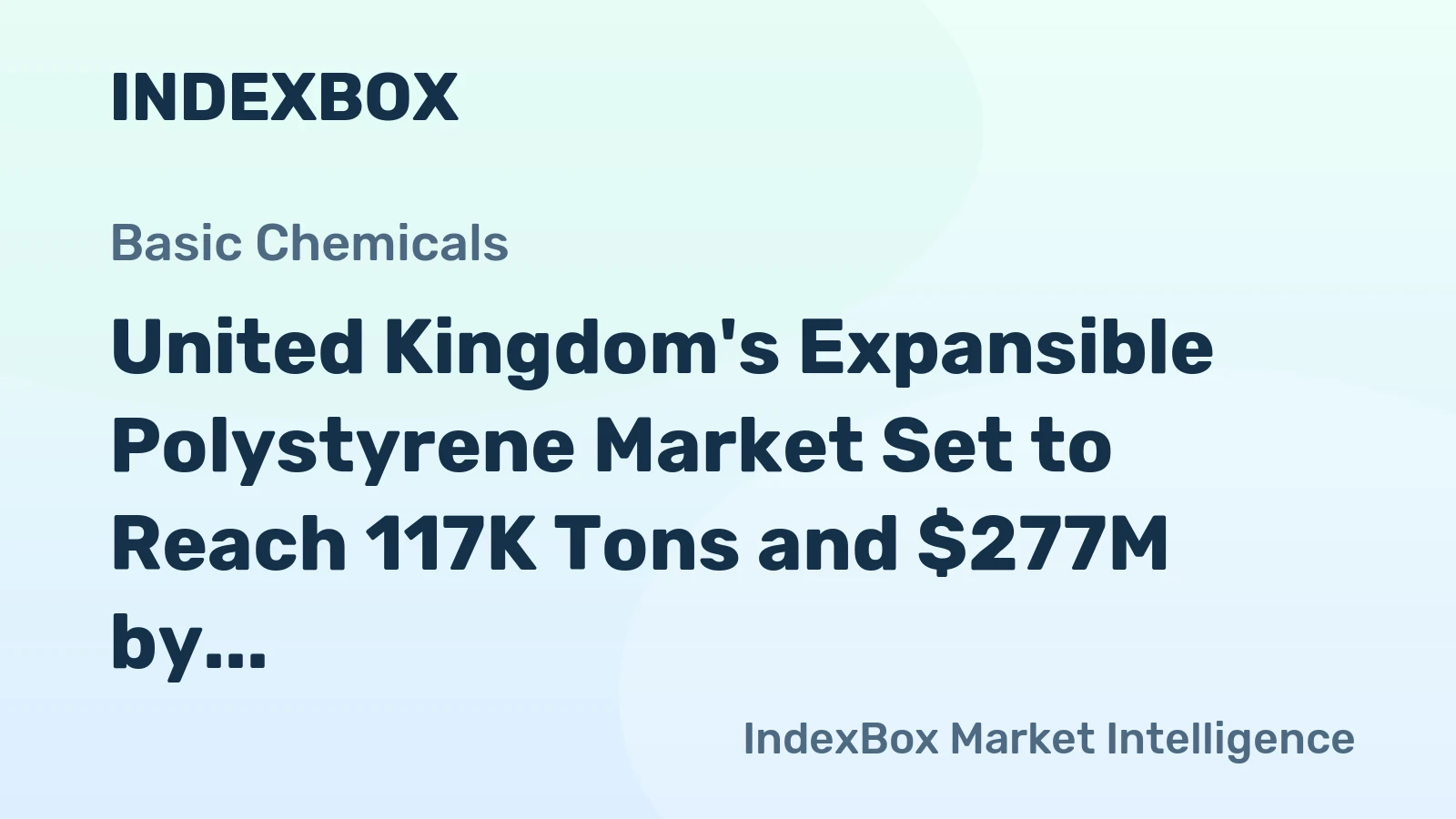 United Kingdom's Expansible Polystyrene Market Set to Reach 117K Tons and $277M by 2035