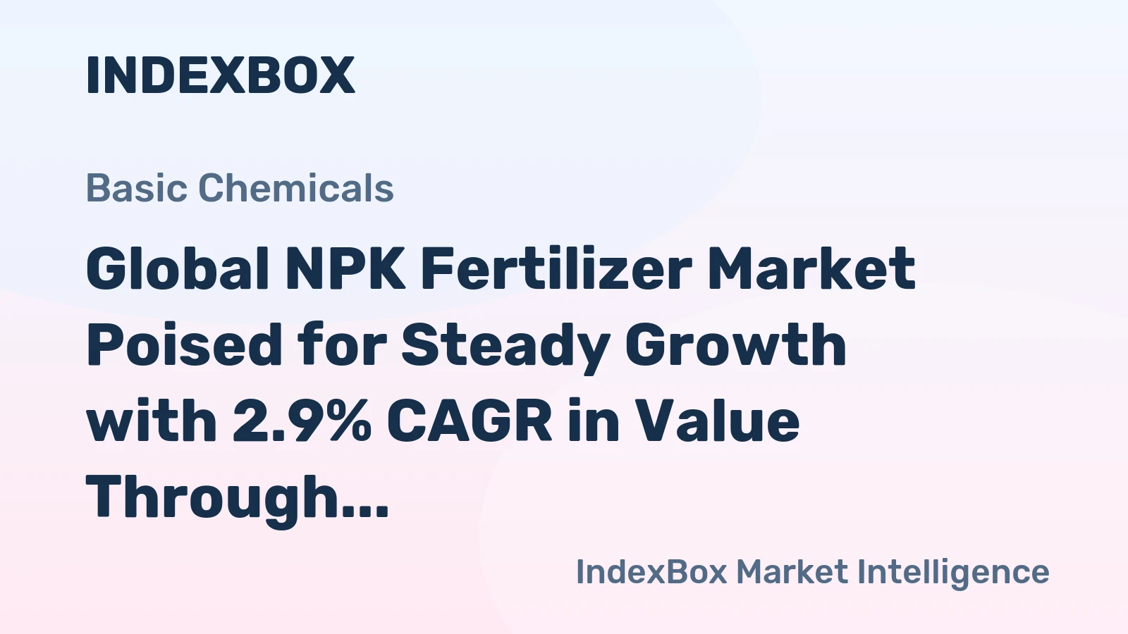 Global NPK Fertilizer Market Poised for Steady Growth with 2.9% CAGR in Value Through 2035