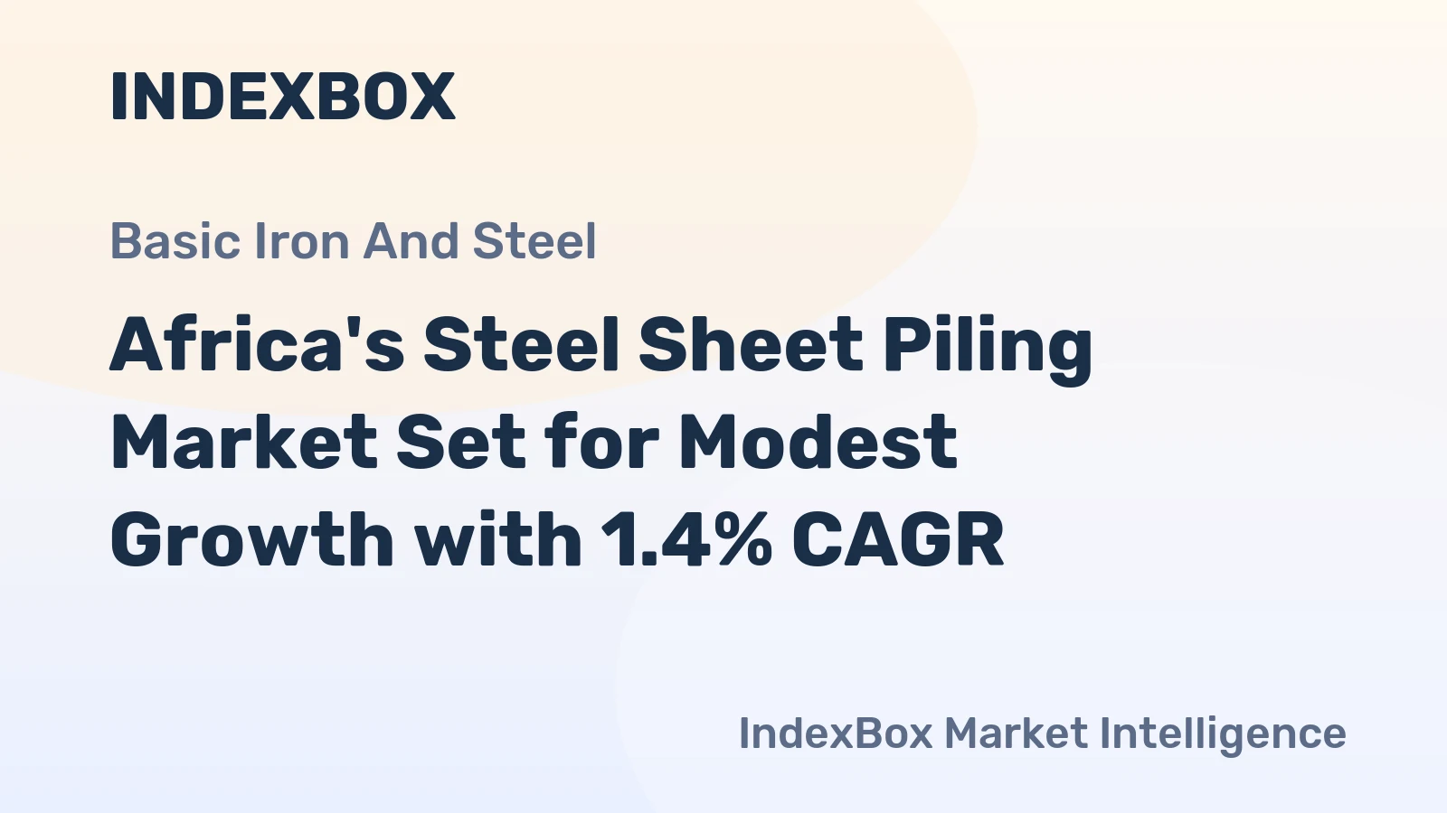 Africa's Steel Sheet Piling Market Set for Modest Growth with 1.4% CAGR