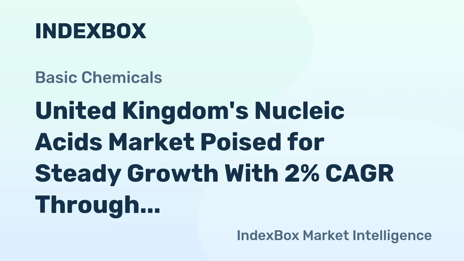 United Kingdom's Nucleic Acids Market Poised for Steady Growth With 2% CAGR Through 2035