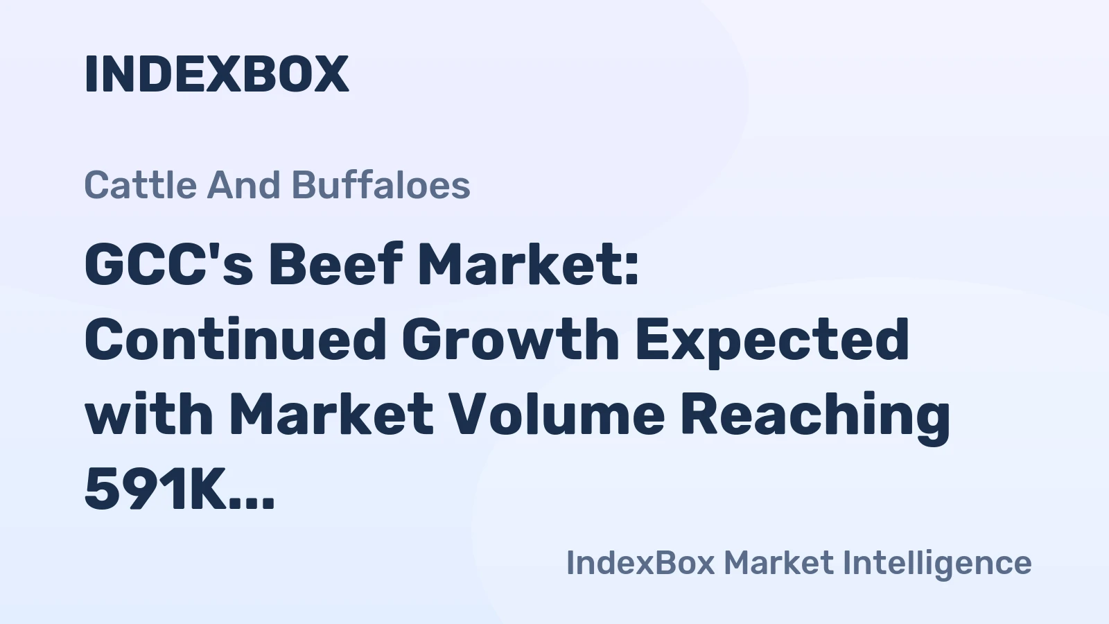 GCC's Beef Market: Continued Growth Expected with Market Volume Reaching 591K Tons and Value at $3.1B by 2035