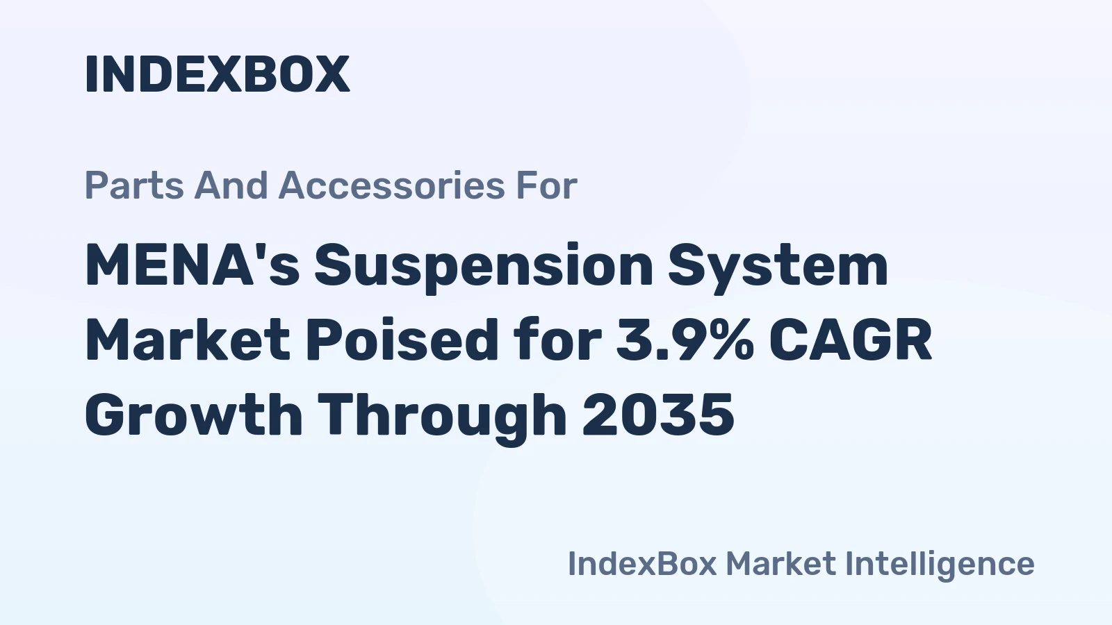 MENA's Suspension System Market Poised for 3.9% CAGR Growth Through 2035