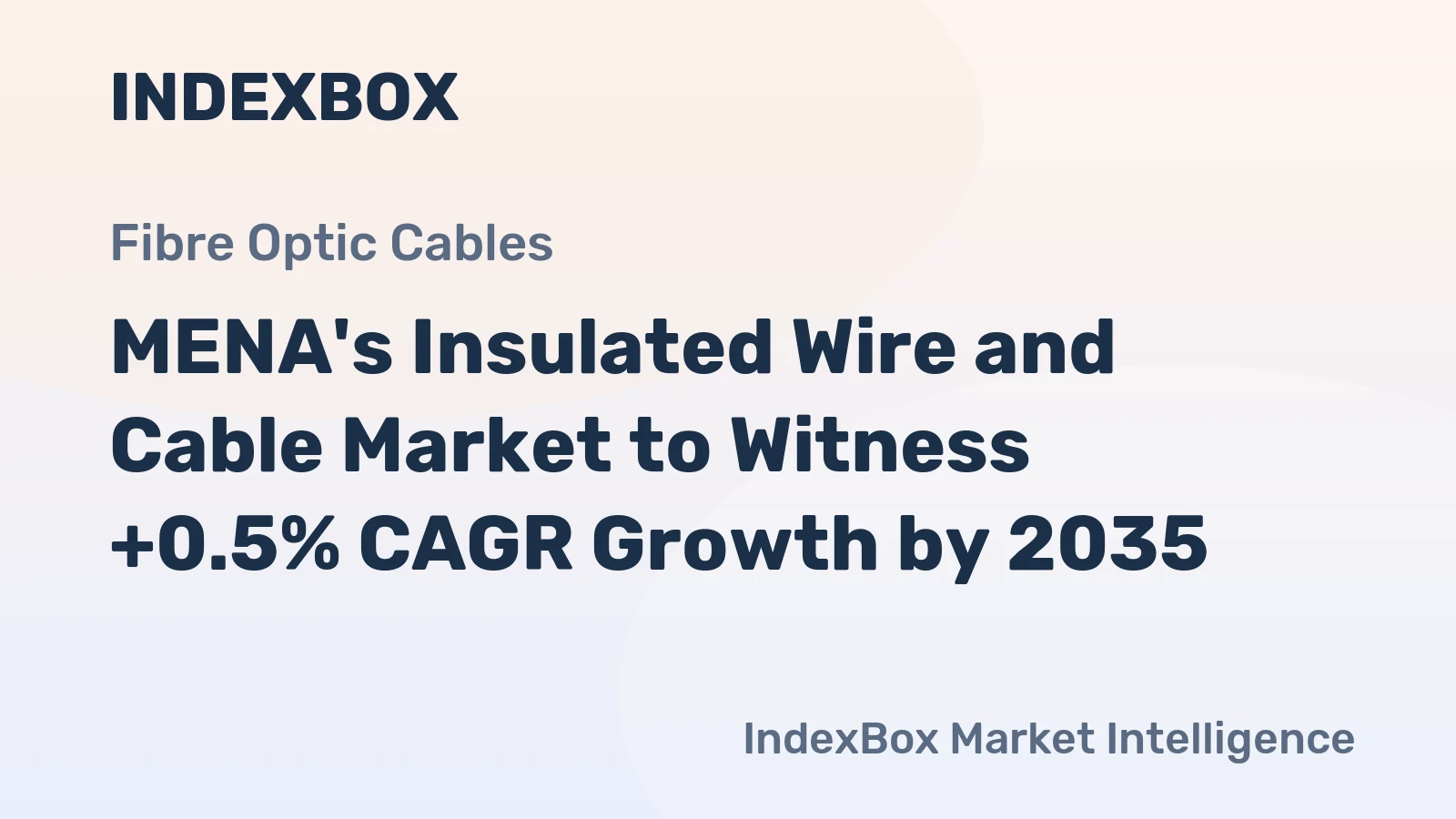 MENA's Insulated Wire and Cable Market to Witness +0.5% CAGR Growth by 2035