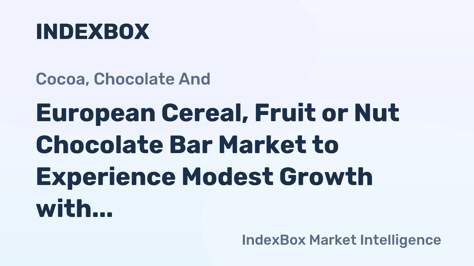 European Cereal, Fruit or Nut Chocolate Bar Market to Experience Modest Growth with Anticipated CAGR of +0.9% from 2024-2035