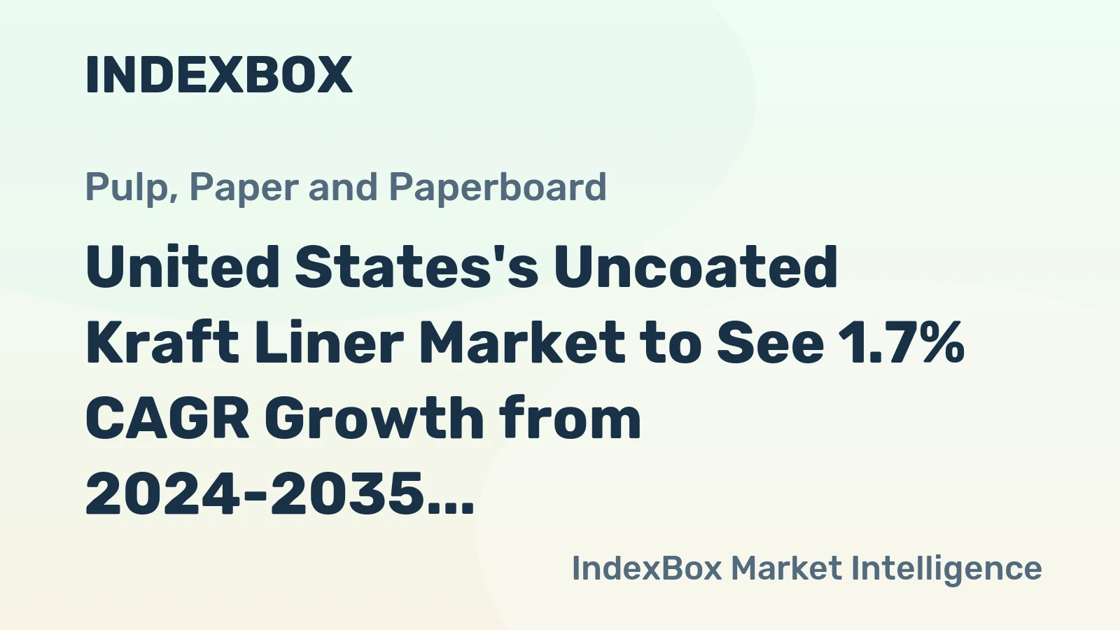 United States's Uncoated Kraft Liner Market to See 1.7% CAGR Growth from 2024-2035, Reaching 6.3M Tons by End of 2035