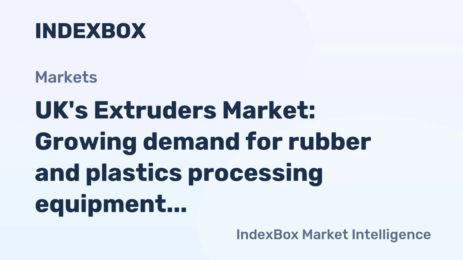 UK's Extruders Market: Growing demand for rubber and plastics processing equipment expected to drive market volume to 33K units, reaching a value of $1.2B by 2035