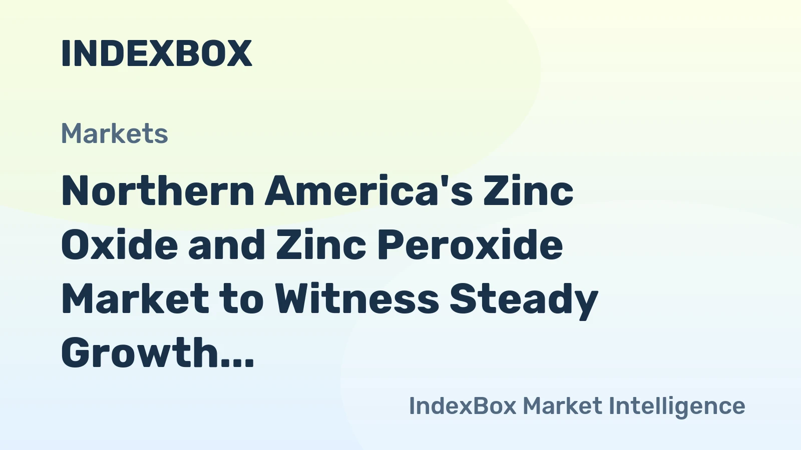 Northern America's Zinc Oxide and Zinc Peroxide Market to Witness Steady Growth with CAGR of +1.4% from 2024 to 2035