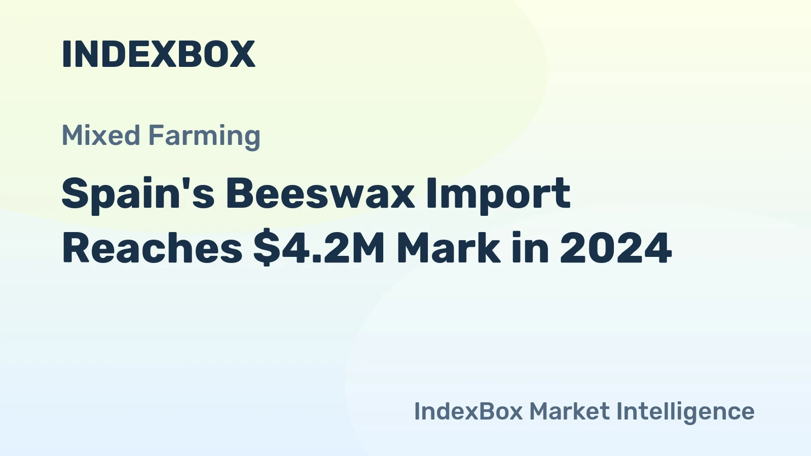 Spain's Beeswax Import Reaches $4.2M Mark in 2024