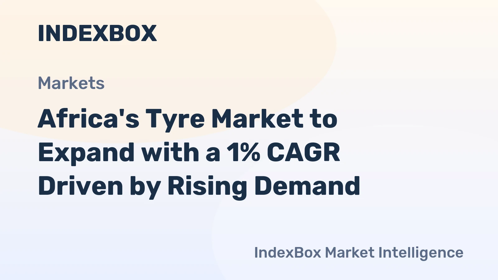 Africa's Tyre Market to Expand with a 1% CAGR Driven by Rising Demand