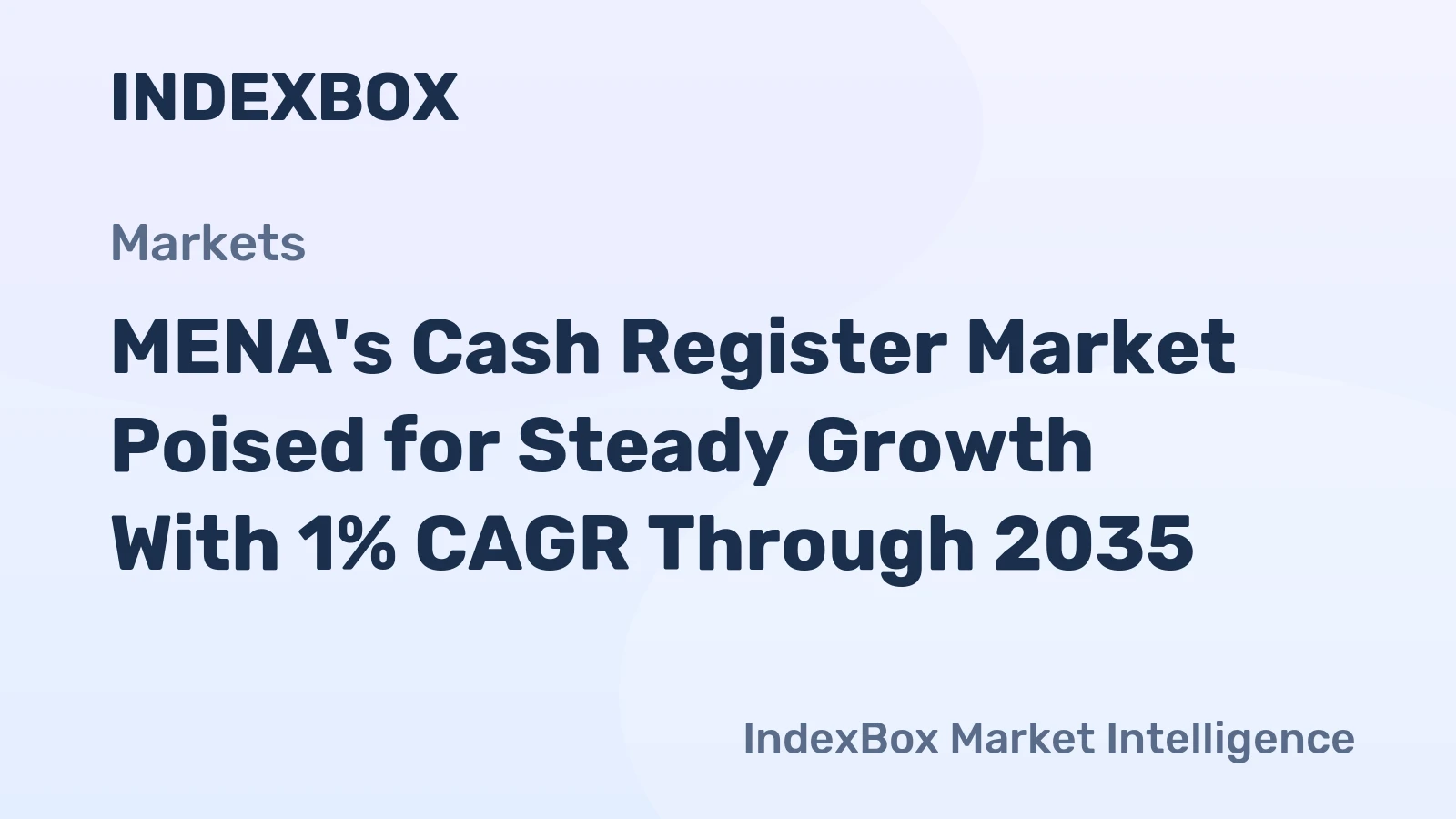 MENA's Cash Register Market Poised for Steady Growth With 1% CAGR Through 2035