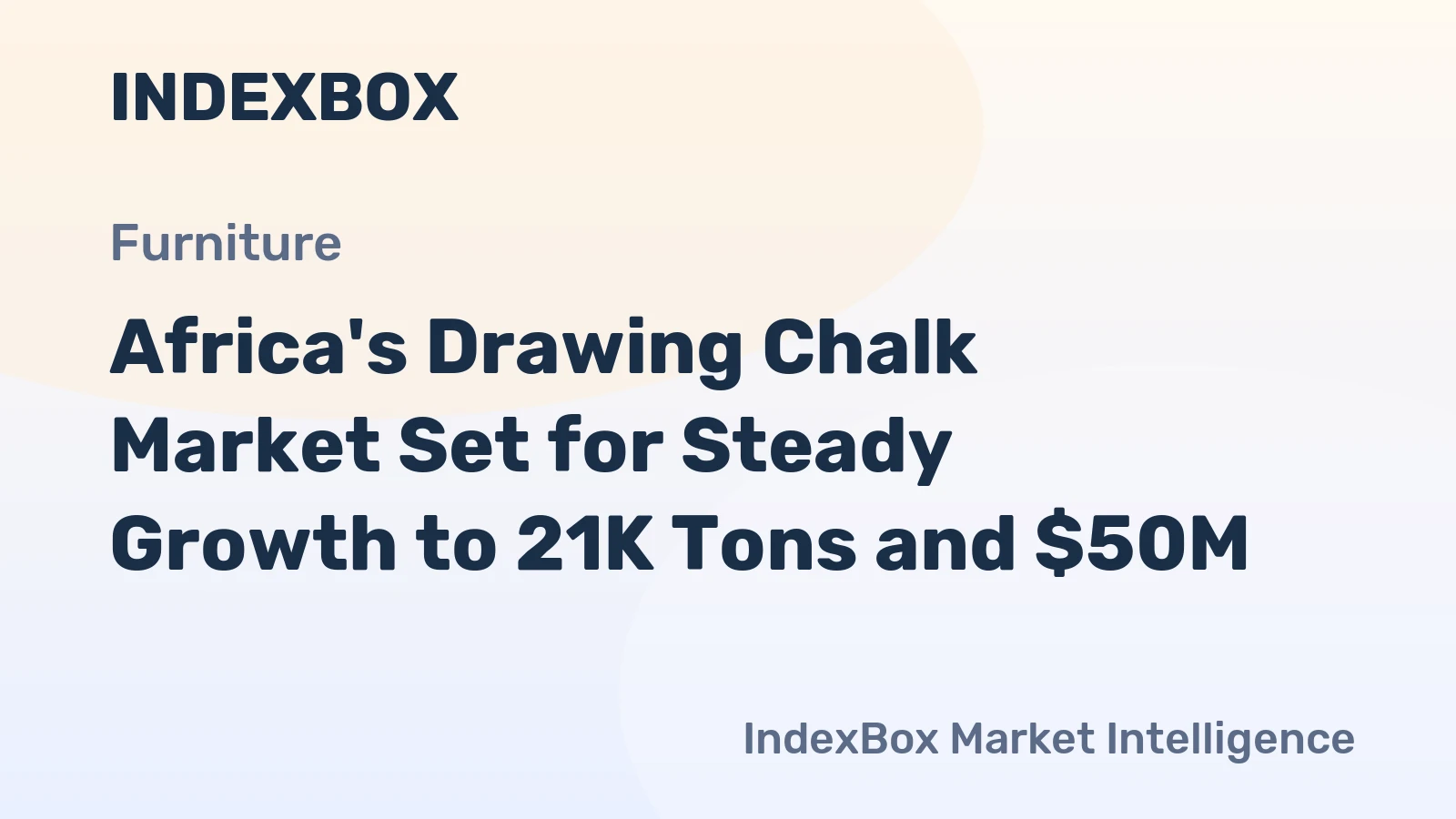 Africa's Drawing Chalk Market Set for Steady Growth to 21K Tons and $50M