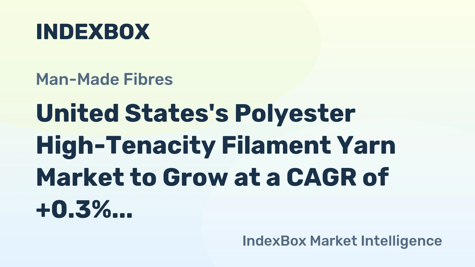 United States's Polyester High-Tenacity Filament Yarn Market to Grow at a CAGR of +0.3% from 2024 to 2035