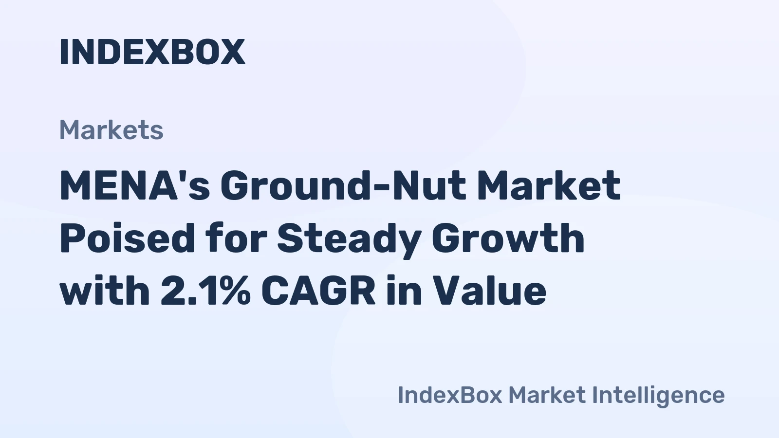 MENA's Ground-Nut Market Poised for Steady Growth with 2.1% CAGR in Value