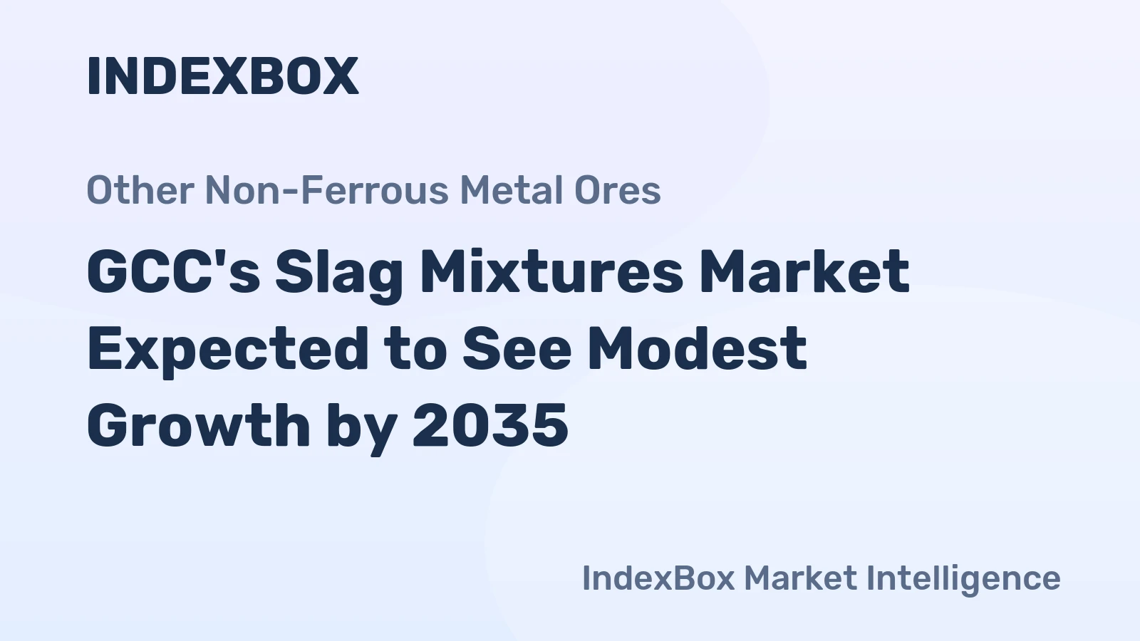 GCC's Slag Mixtures Market Expected to See Modest Growth by 2035