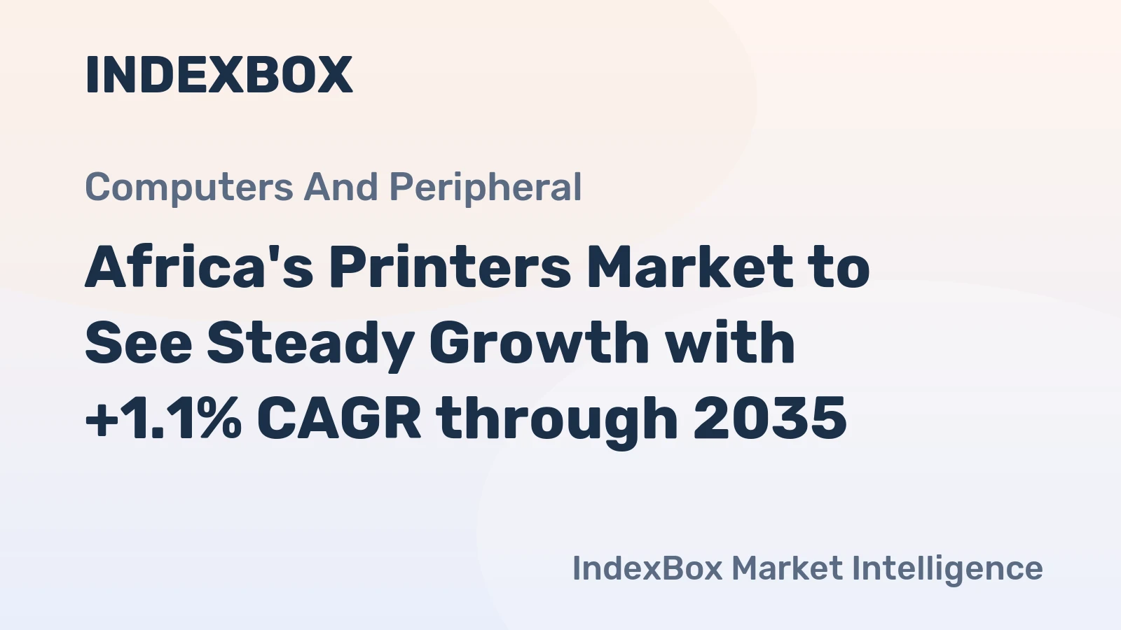 Africa's Printers Market to See Steady Growth with +1.1% CAGR through 2035