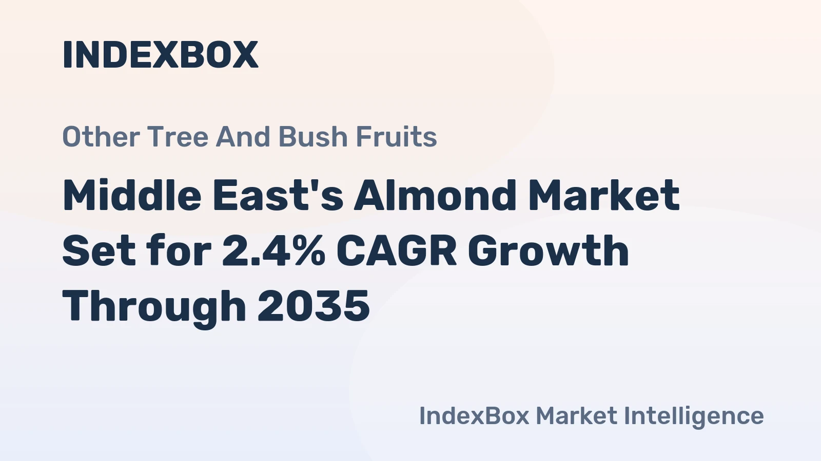 Middle East's Almond Market Set for 2.4% CAGR Growth Through 2035